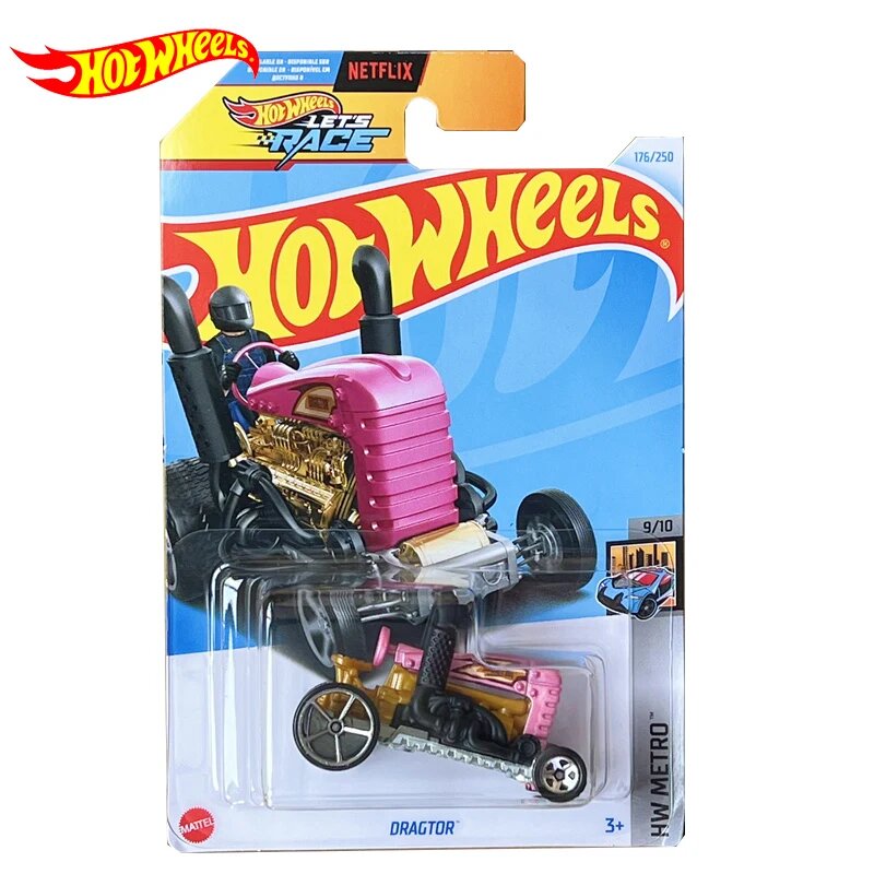 Hot Wheels Let's Race Dragtor металлическая машинка