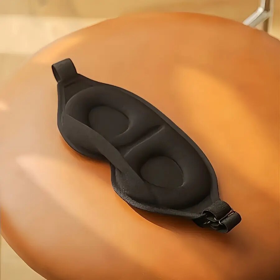 3D маска для глаз для сна Black