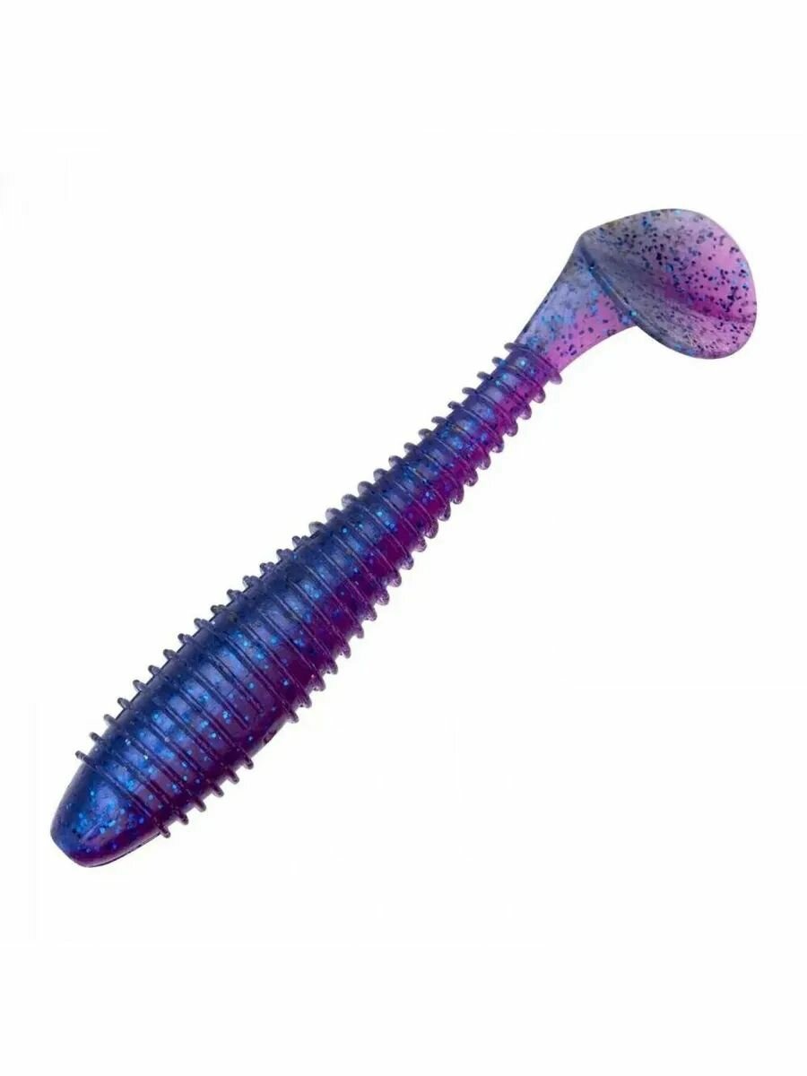 Силиконовая приманка Keitech Swing Impact Fat 4.8 EA14T Clear Morning Dawn Blue FLK