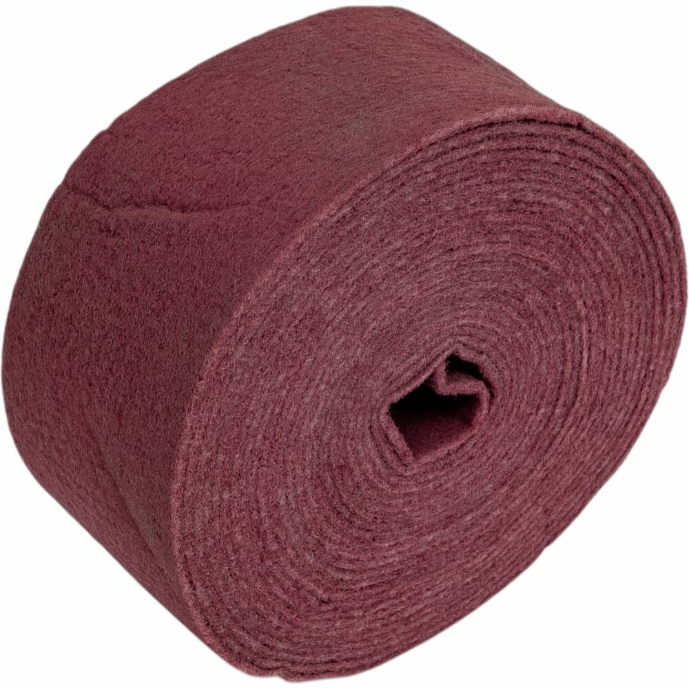 Материал шлифовальный бордовый на нетканой основе Flex в рулоне 115 мм, 10 м very fine Hanko Flex.115x10. veryfine — фото 1