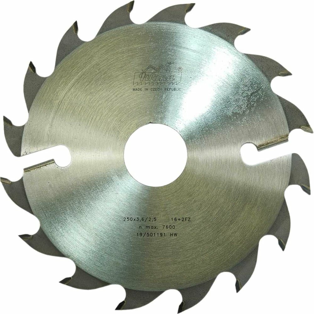 Диск пильный по дереву НМ 250x3.6/2.5x50 мм, 16+2 94FZ Pilana CT00600013