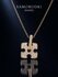 Колье SamoroDki Jewelry, серебро, 925 проба, золочение, фианит, длина 40.5 см., ...