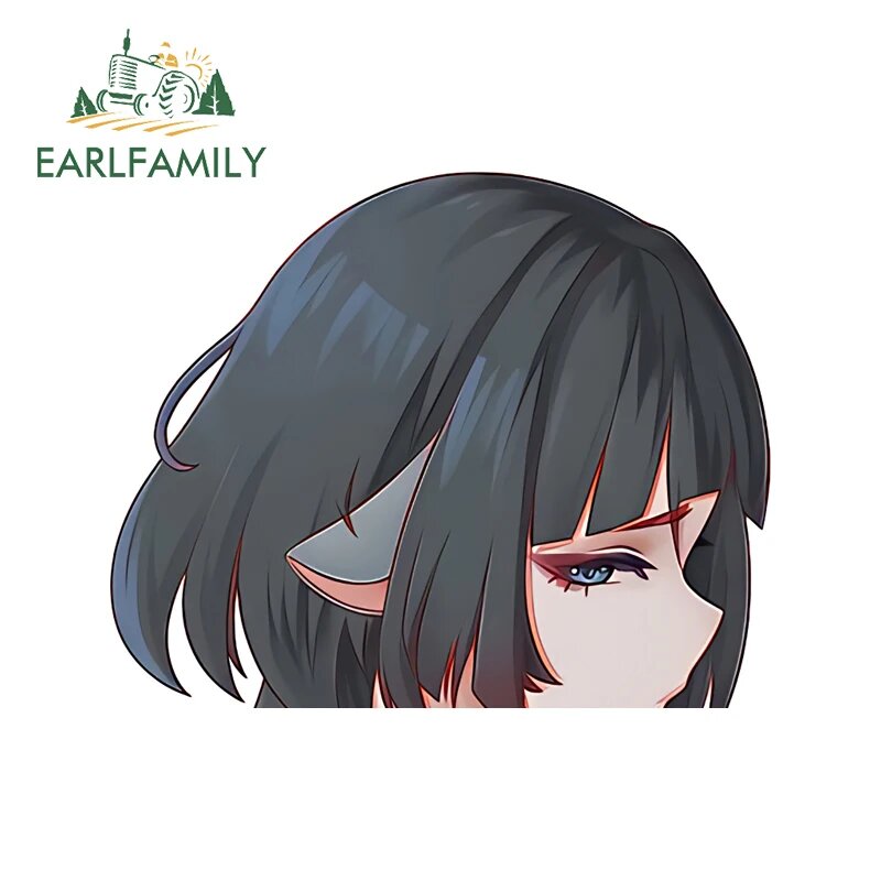 Наклейки и стикеры EARLFAMILY Succubus Jane Doe для автомобиля, мультяшные наклейки на лобовое 13cm