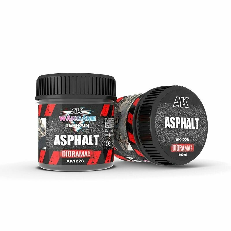 Текстурная краска-паста AK Asphalt 100 Ml. AK1228