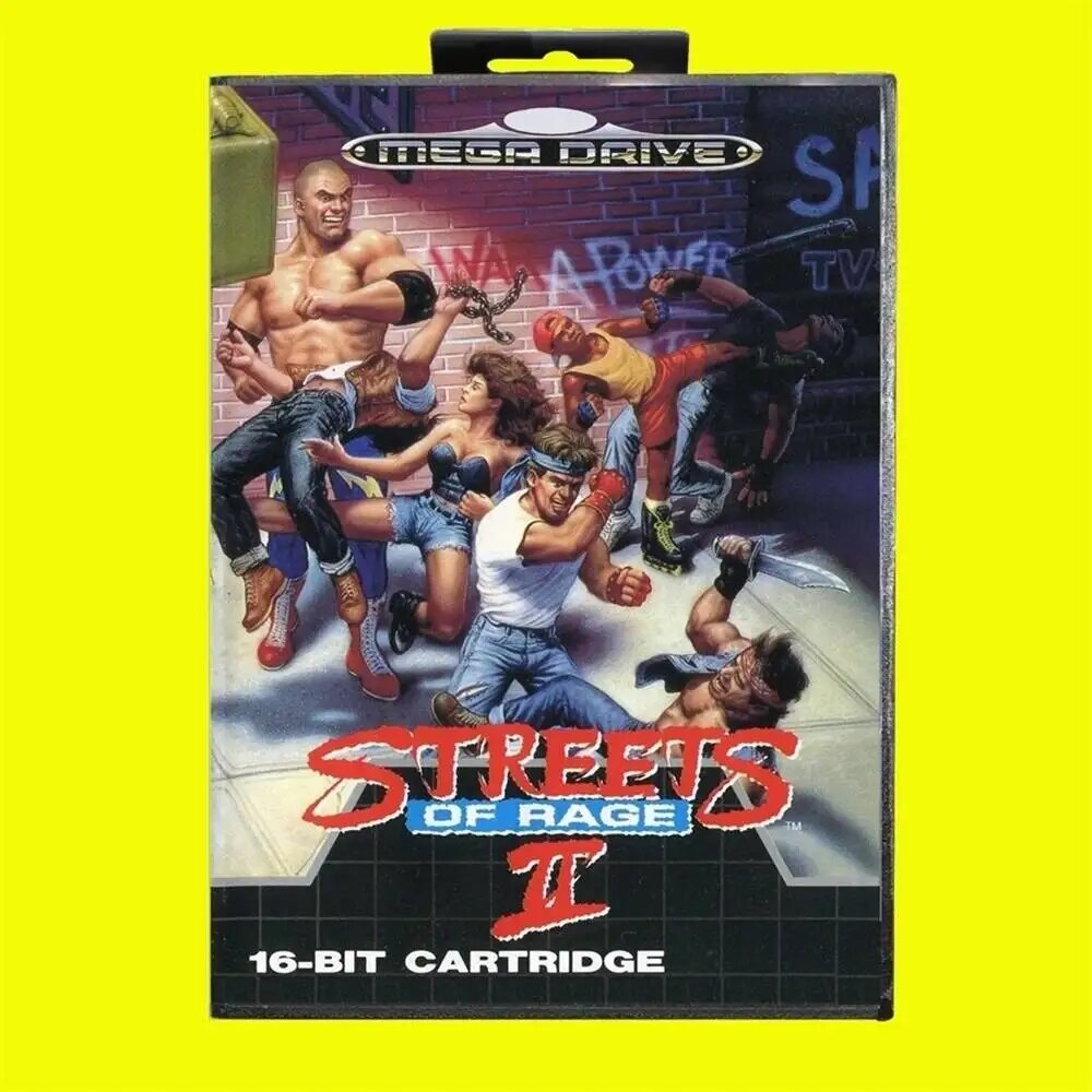 Игровая карта Streets Of Rage 2 для Sega MegaDrive