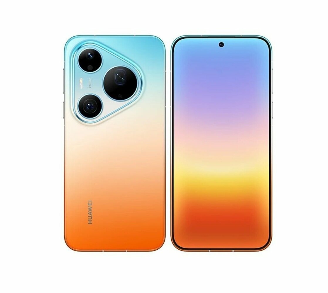 Смартфон HUAWEI Pura 90s Pro Max, Ростест (ЕАС), 12 Гб + 256 Гб, Оранжево-Голубой