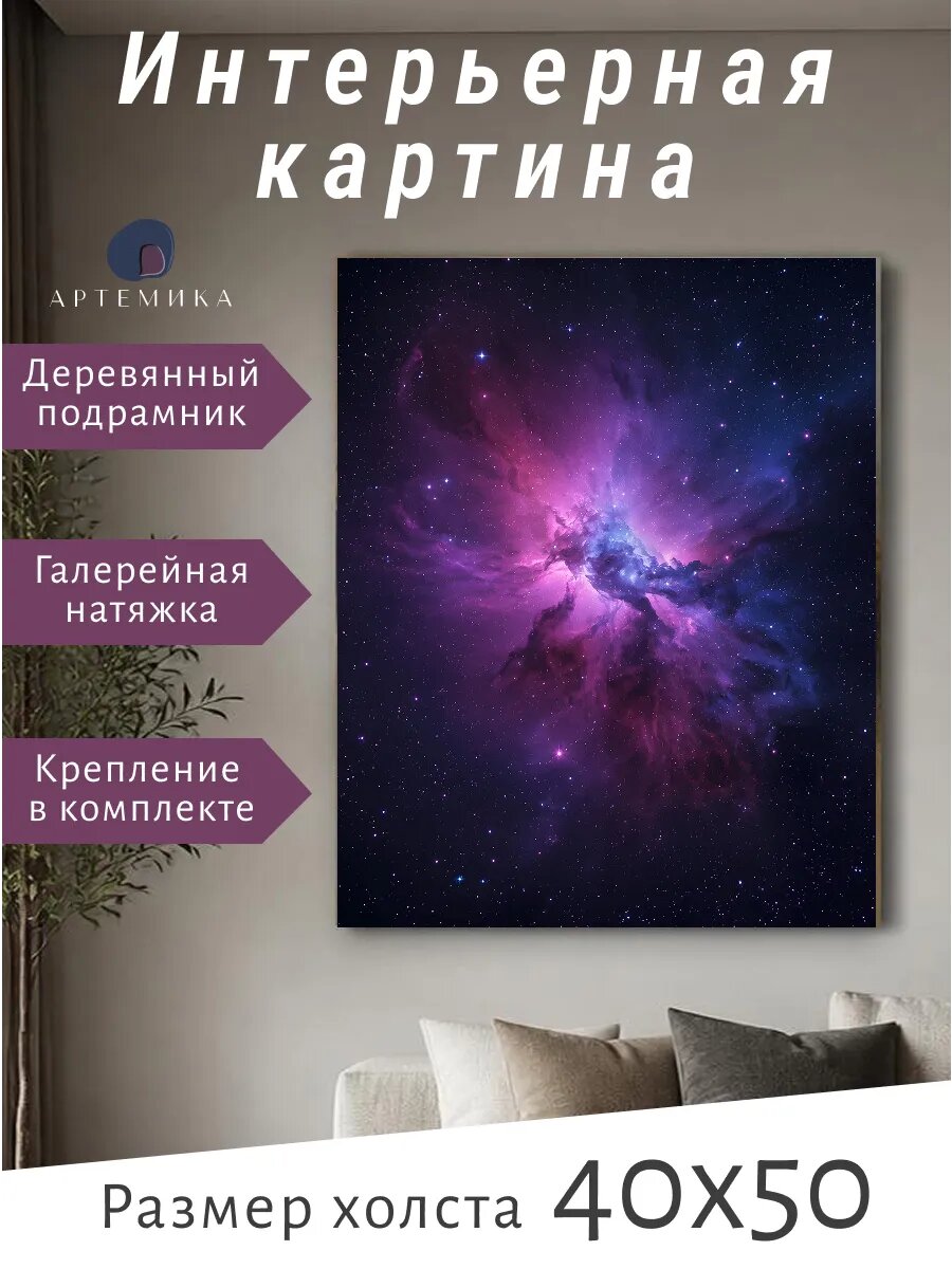 Картина интерьерная 40×50 см Вселенная