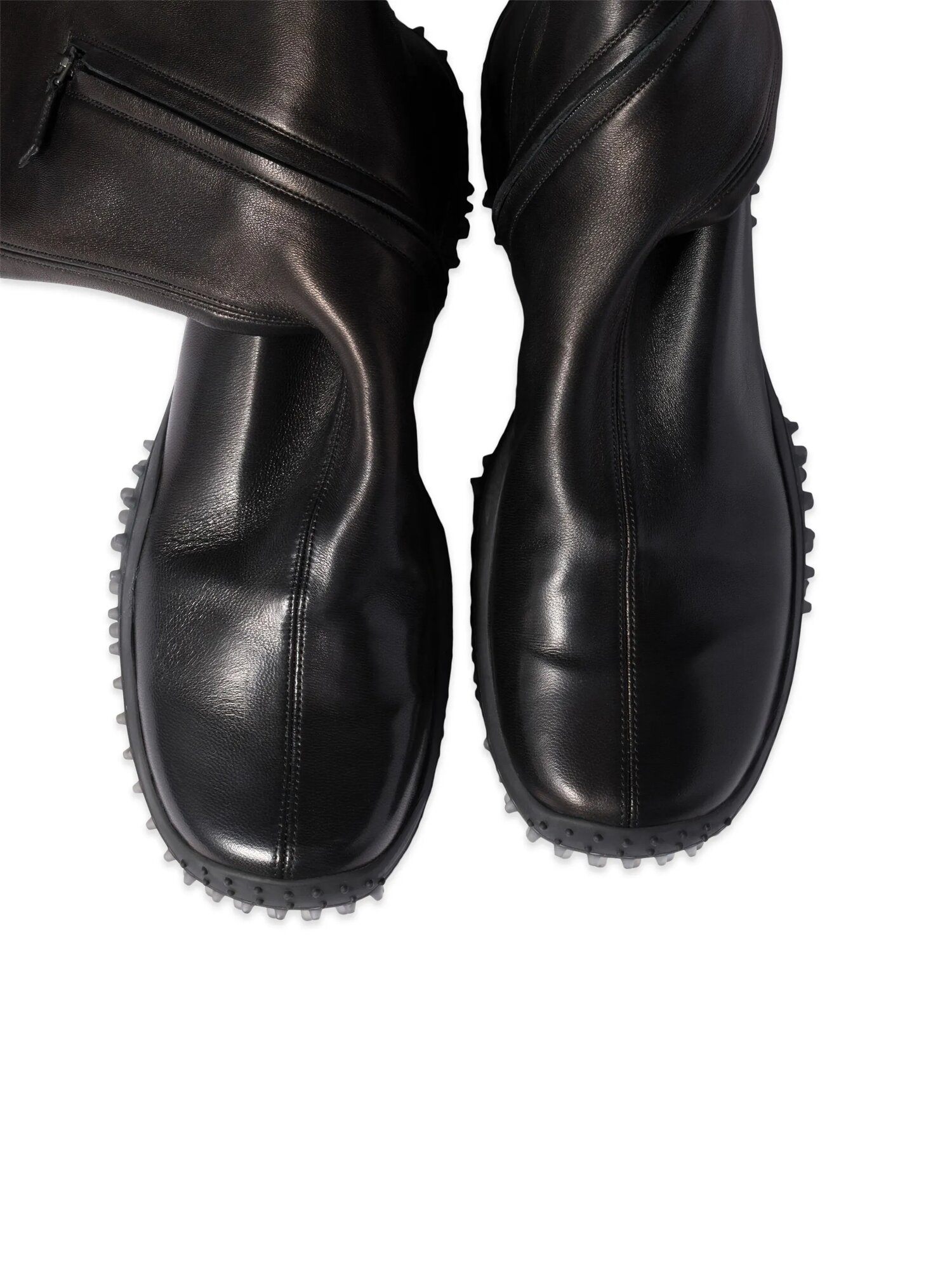 Ботинки Miu Miu Stretch nappa leather boots, размер 39, black — фото 1