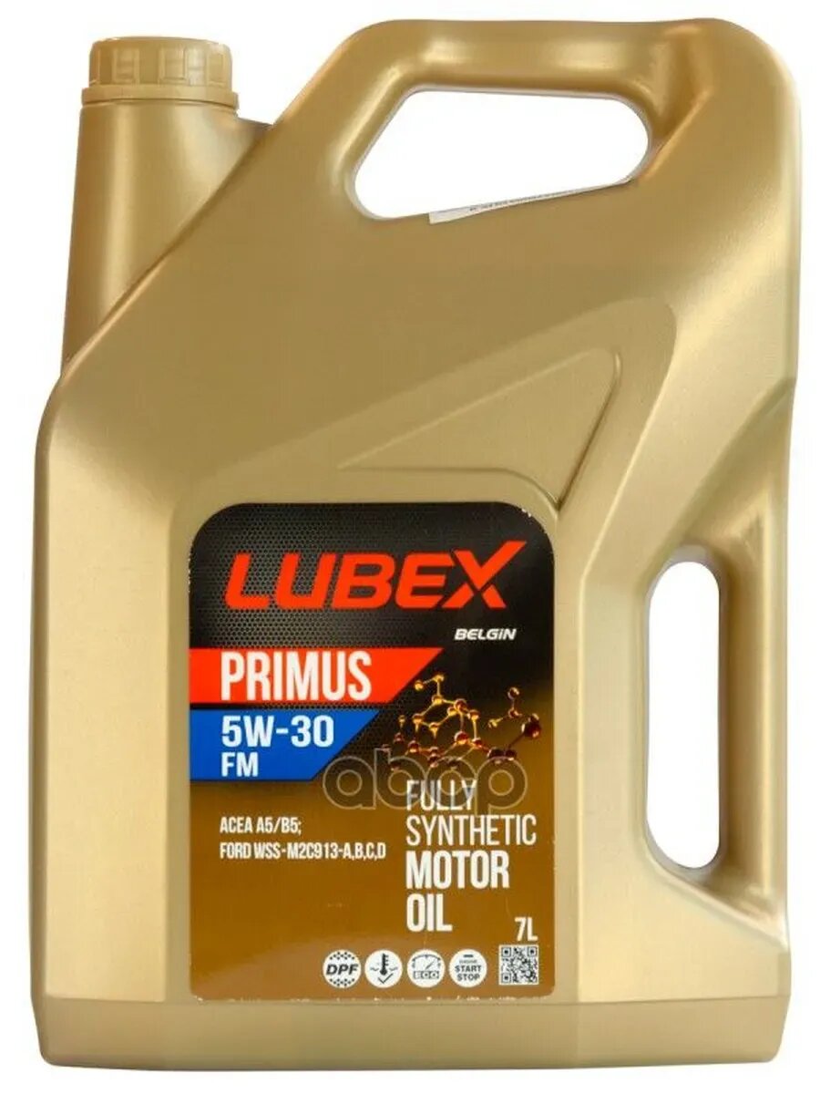 LUBEX Lubex Primus Fm 5W30 (7L)_ Моторное! Синтapi Cf/Sl, Ac