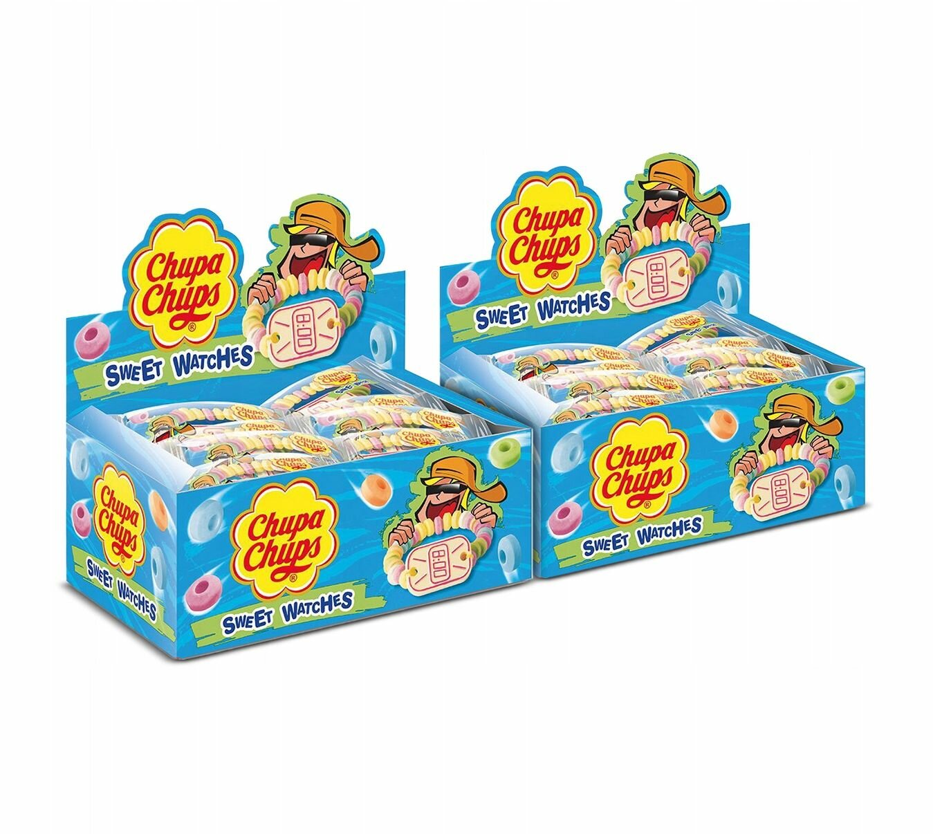Леденцы-часы Chupa Chups Sweet Watches, 48х14.7 г - 8713600501007