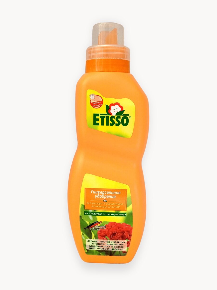 ETISSO (этиссо) Удобрение универсальное для цветущих декоративно-лиственных растений, 800 мл (Германия)