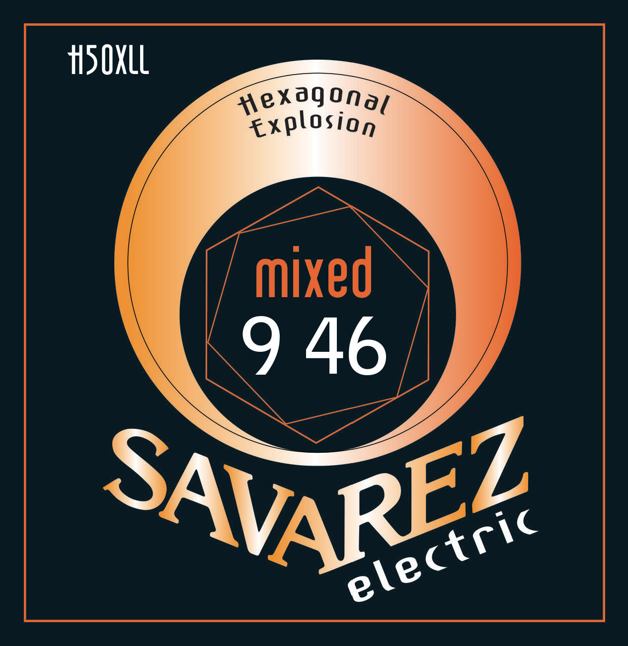 Струны для электрогитар SAVAREZ H50XLL HEXAGONAL EXPLOSION