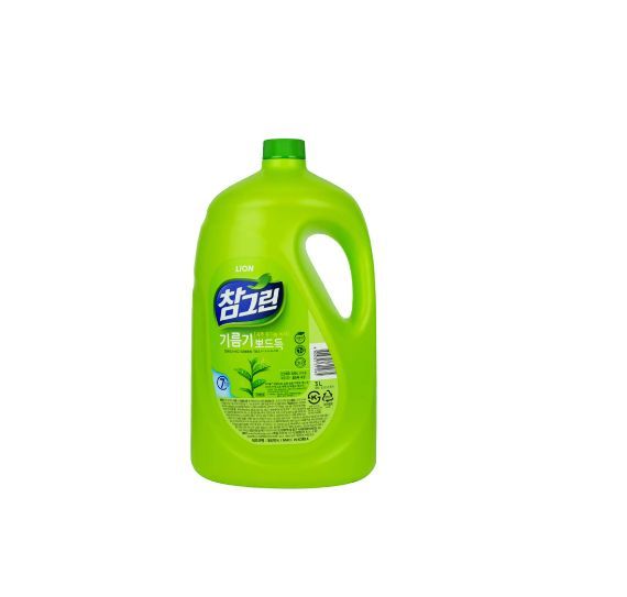 LION CHARMGREEN bottle Средство для мытья посуды, овощей и фруктов (зеленый чай) 3000мл