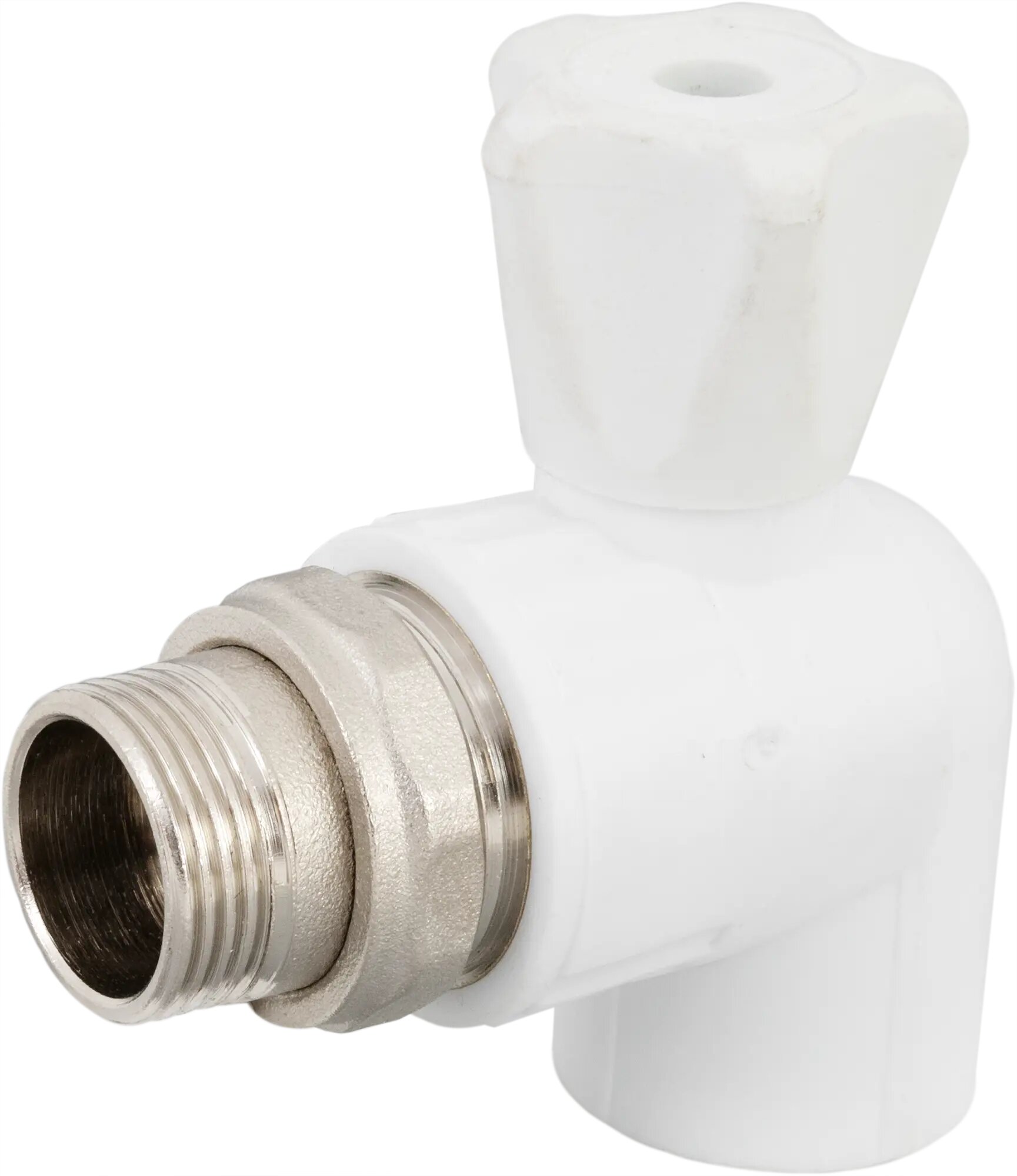 Кран для радиатора угловой Valfex 3/4"x25 мм полипропилен