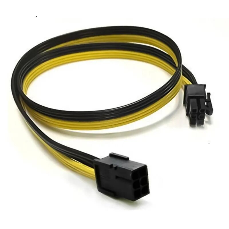 Кабель-удлинитель питания PCI-E 6Pin (мама-папа), 80 cm
