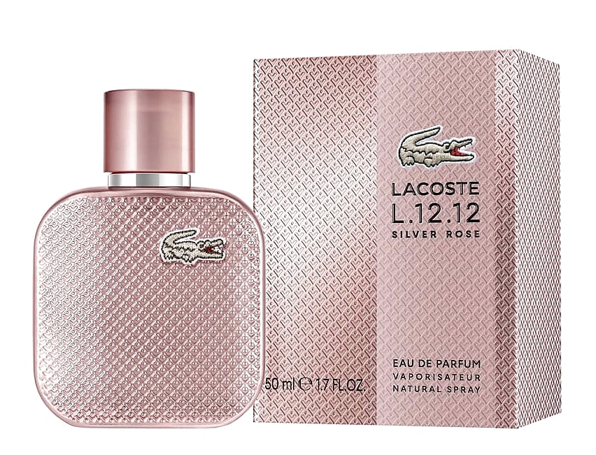 Духи Lacoste L 12 12 Silver Rose для женщин 50 мл / Лакост Л 12 12 Сильвер Роуз