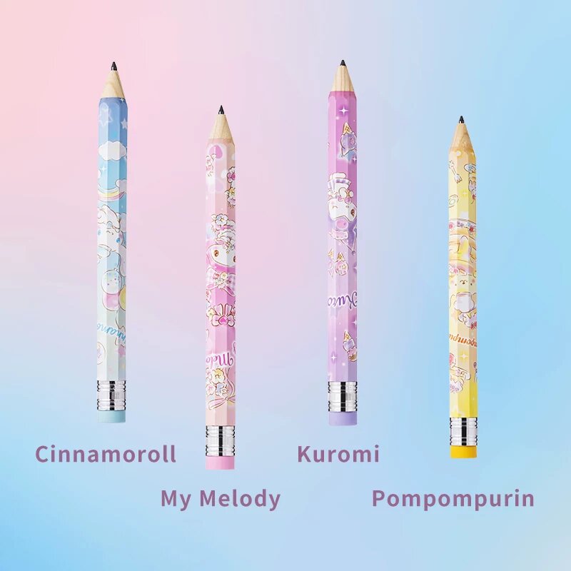 Большой пенал MINISO Sanrio Dream Series с Синамороллом и Почакко, милые канцелярские принадлежности для декора