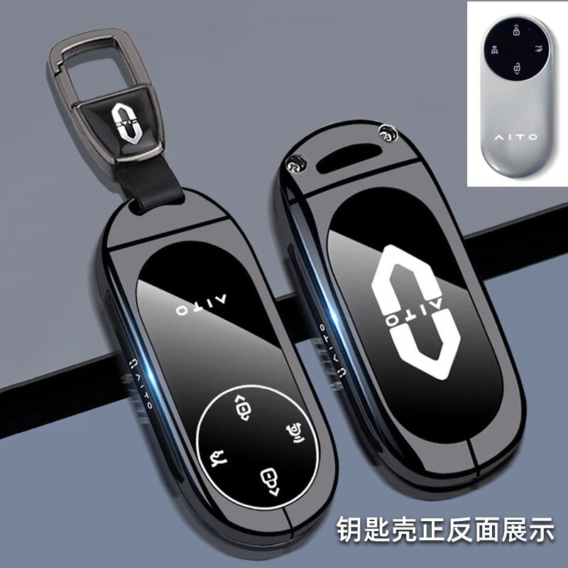 Металлический кожаный клип для ключа автомобиля с золотым оттенком Huawei ViewSonic M9 Ultra Edition