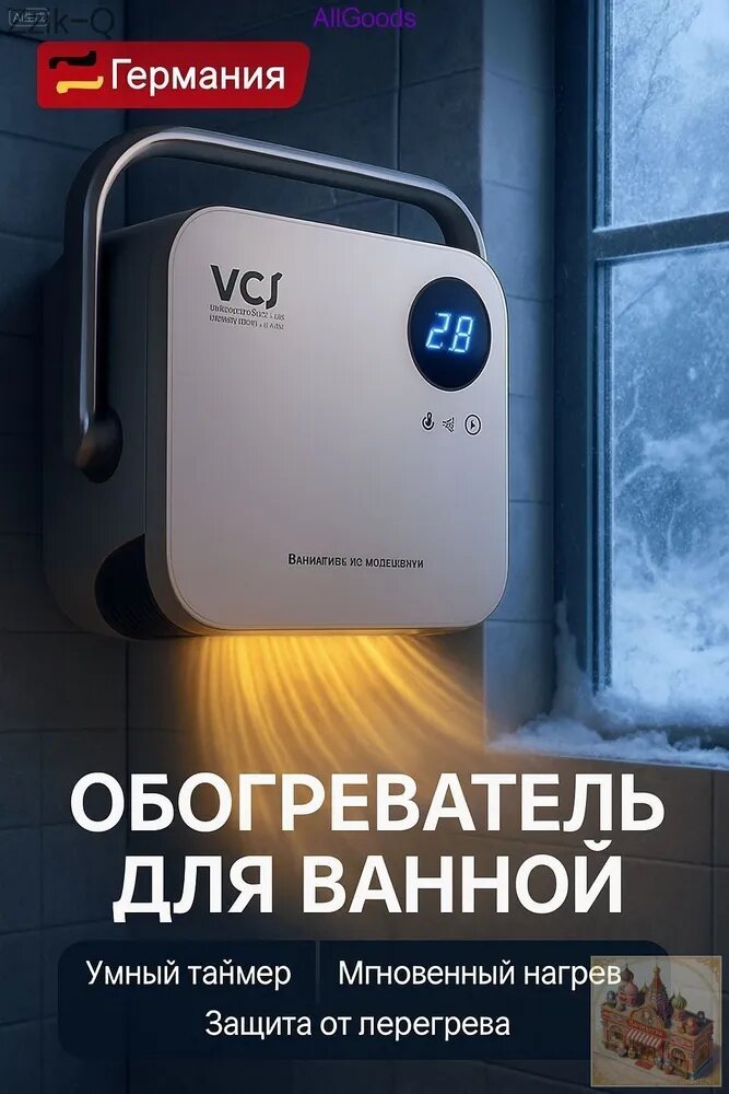 Надежный обогреватель премиум для влажных помещений ванной