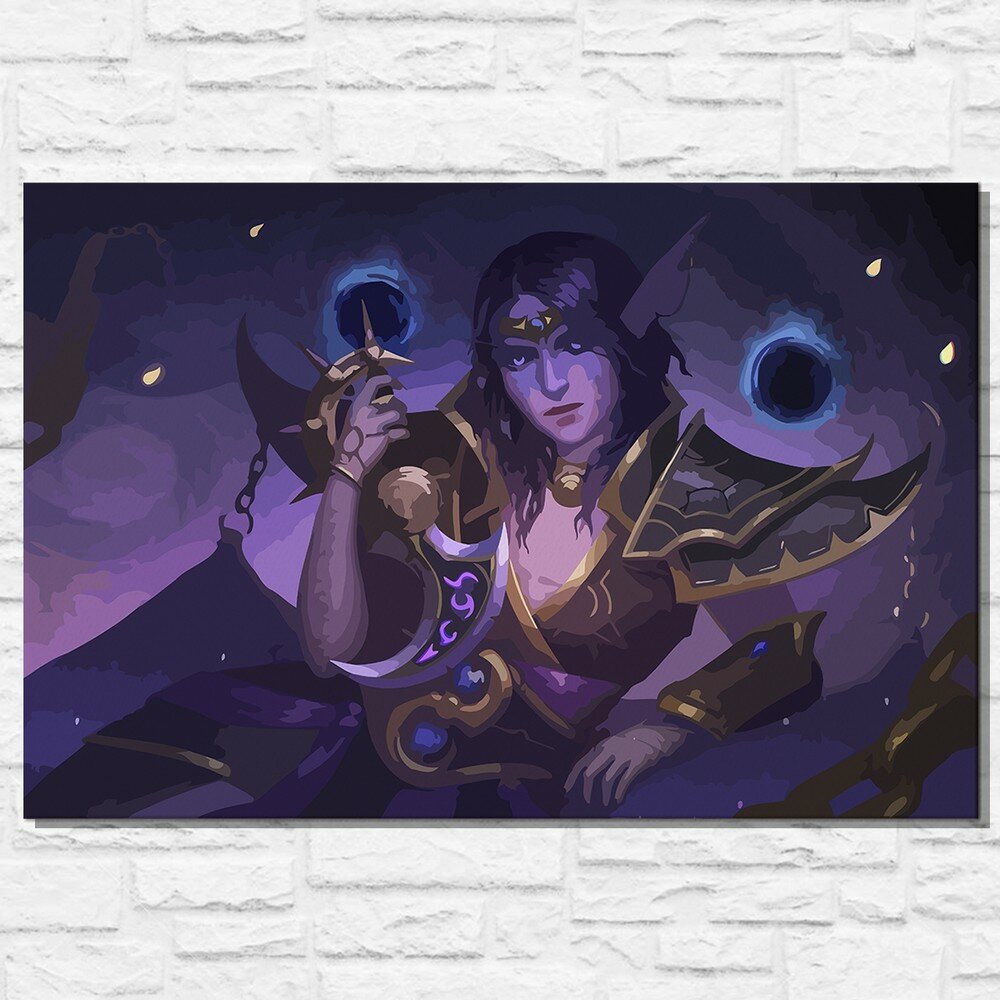 Картина по номерам на холсте игры world of warcraft (ксалатат, the war within, боги) - 14595 60х40