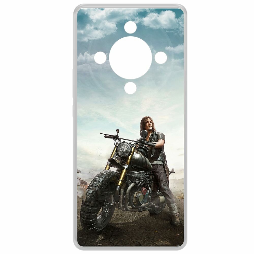 Чехол-накладка Krutoff Clear Case Ходячие мертвецы. Дэрил для Honor X9b