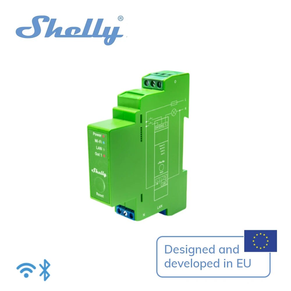 Shelly Pro Dimmer 2PM Wi-Fi 2-канальный Pro Dimmer 1PM