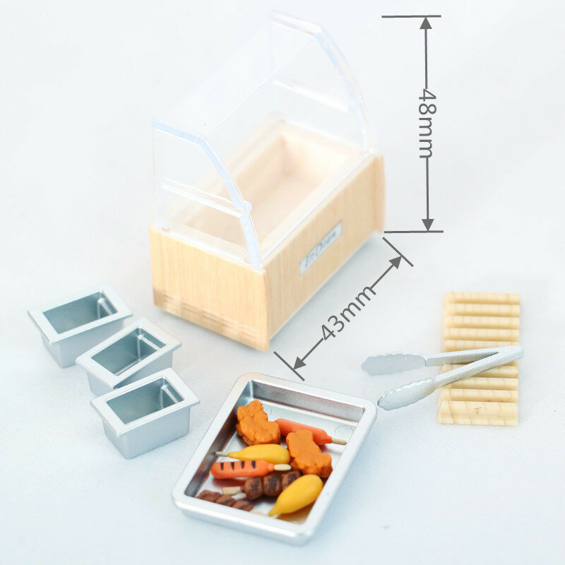 Кукольный домик Oden Decoration OB11, миниатюрный, для выпечки хлеба, торта