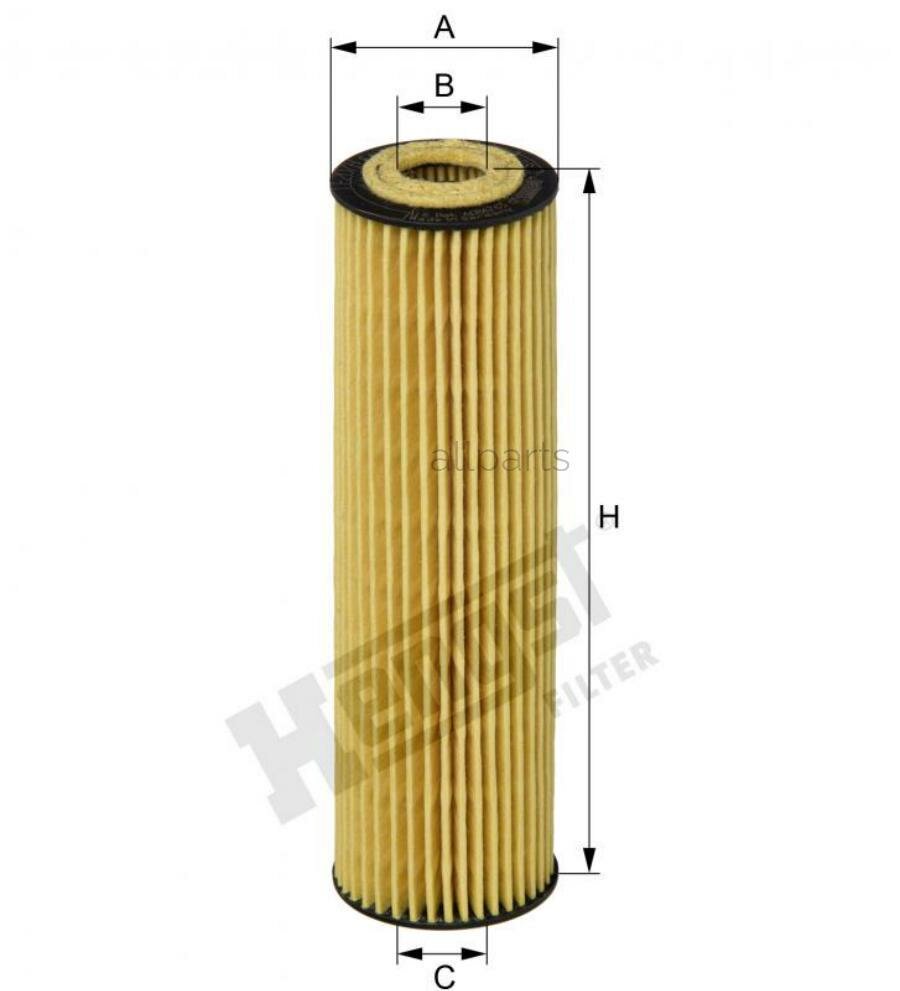 HENGST FILTER 'E207HD221 Фильтр масляный м 271
