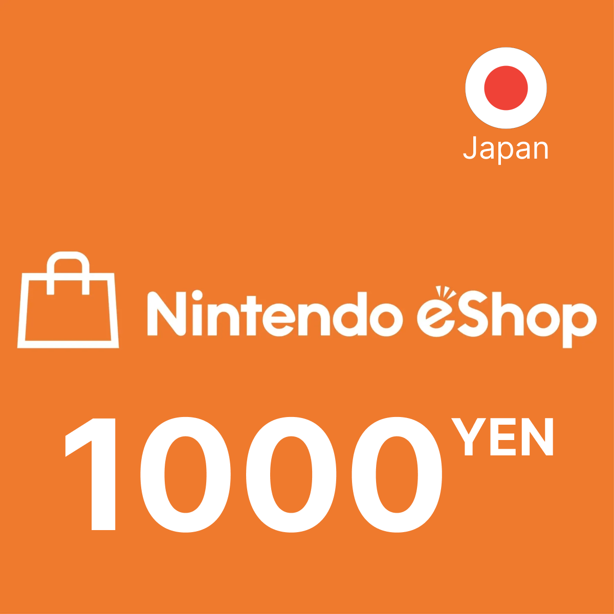 Карта оплаты Nintendo eShop 1000 YEN Japan Код активации Нинтендо / Gift Card (Япония)
