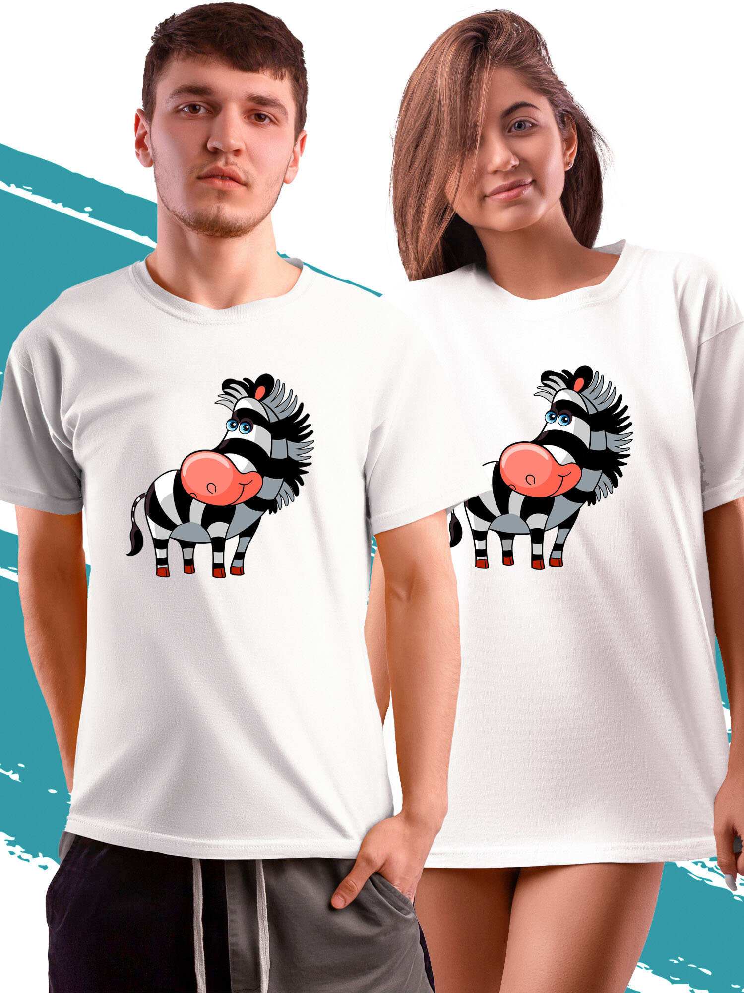 Футболка зебра