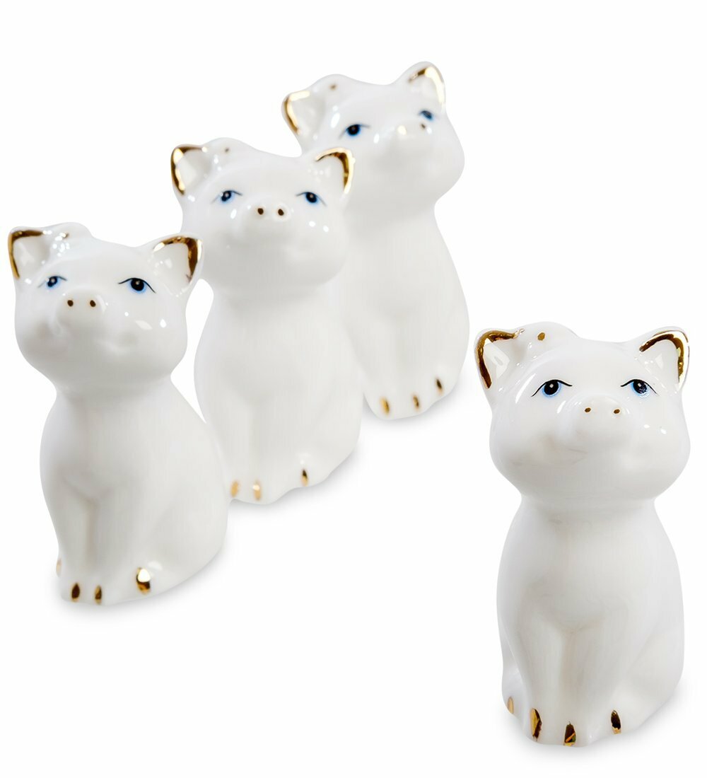 Фигурка декоративная 'Хрюша' (набор из 4 штук)