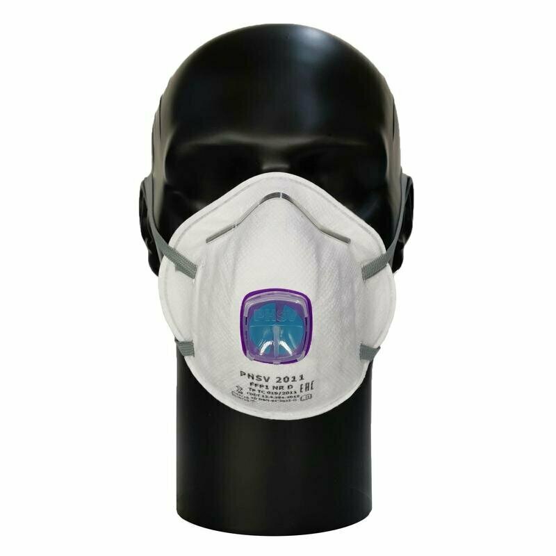 Полумаска фильтрующая PHSV 2021 с кл FFP2 до 12ПДК,(XL)10шт/уп, 1697896