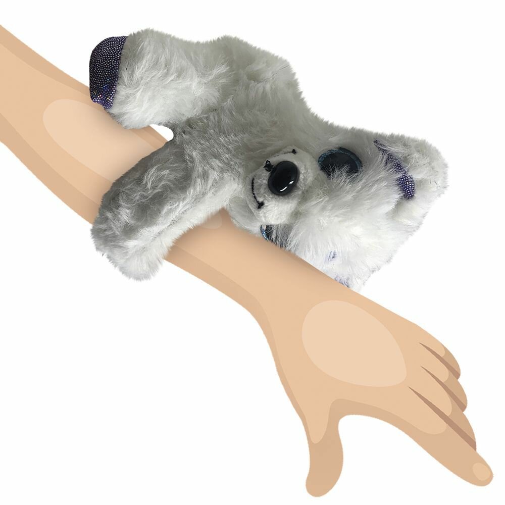 Мягкая игрушка браслет на руку Мишка