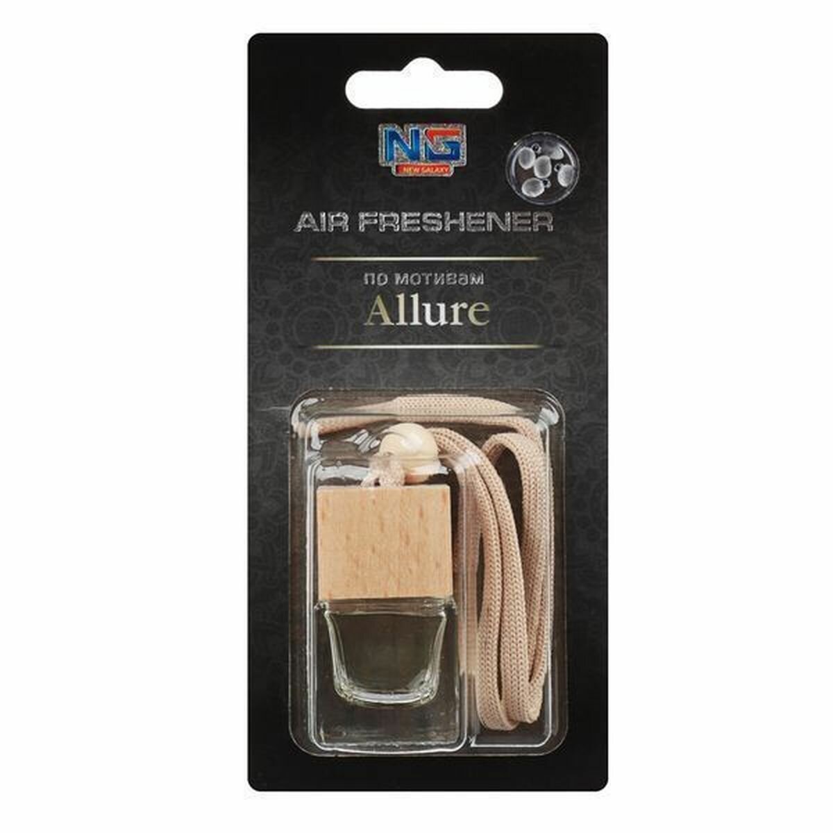 Ароматизатор подвесной Автопарфюм, по мотивам Allure, 5 мл NEW GALAXY (цена за 1 шт.)