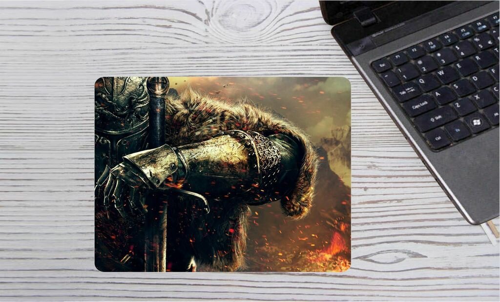 Коврик для мышки игровой 36 на 29 см MIGOM Dark Souls, Дарк Соулс №2