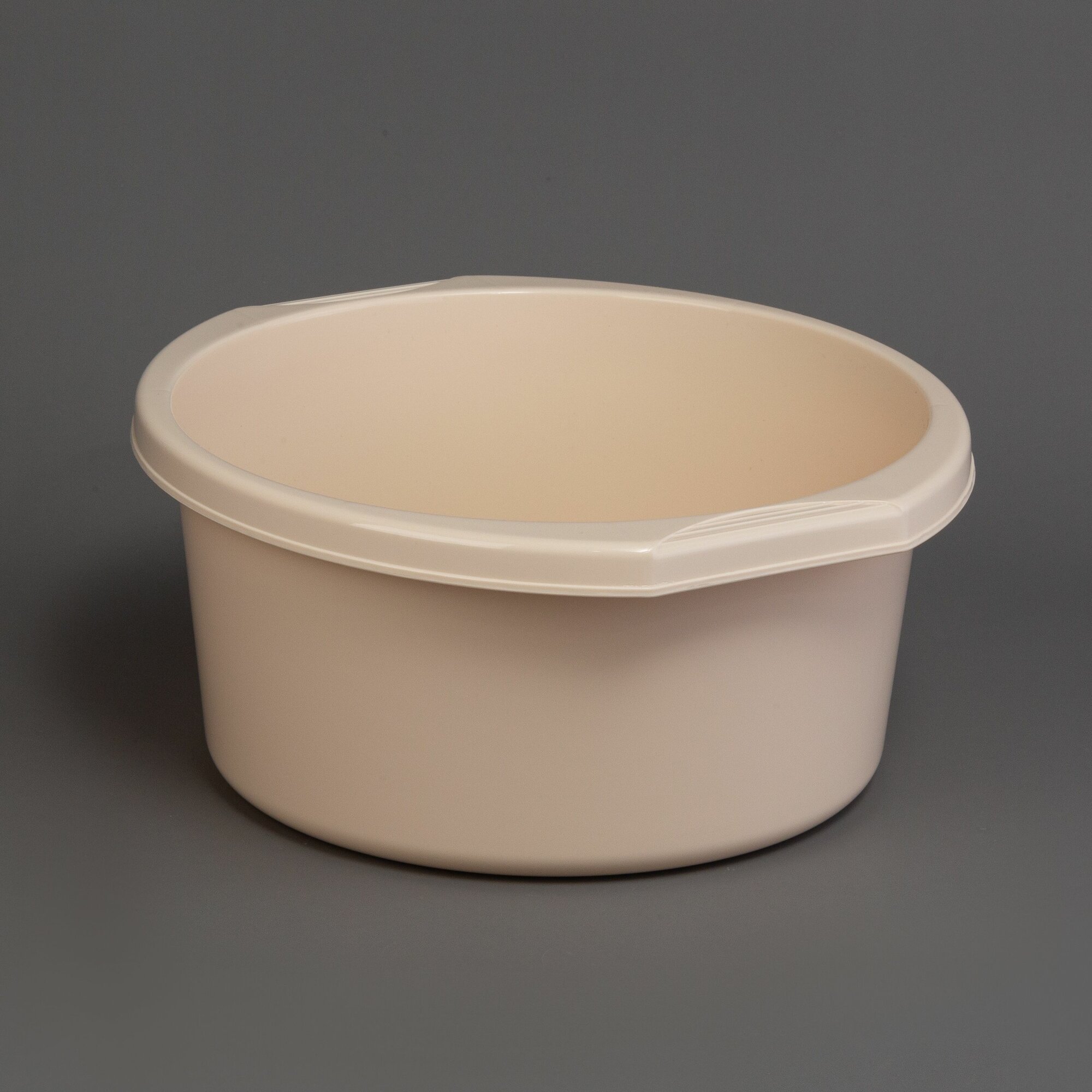 Таз пищевой Диана объемом 11 литров бежевый