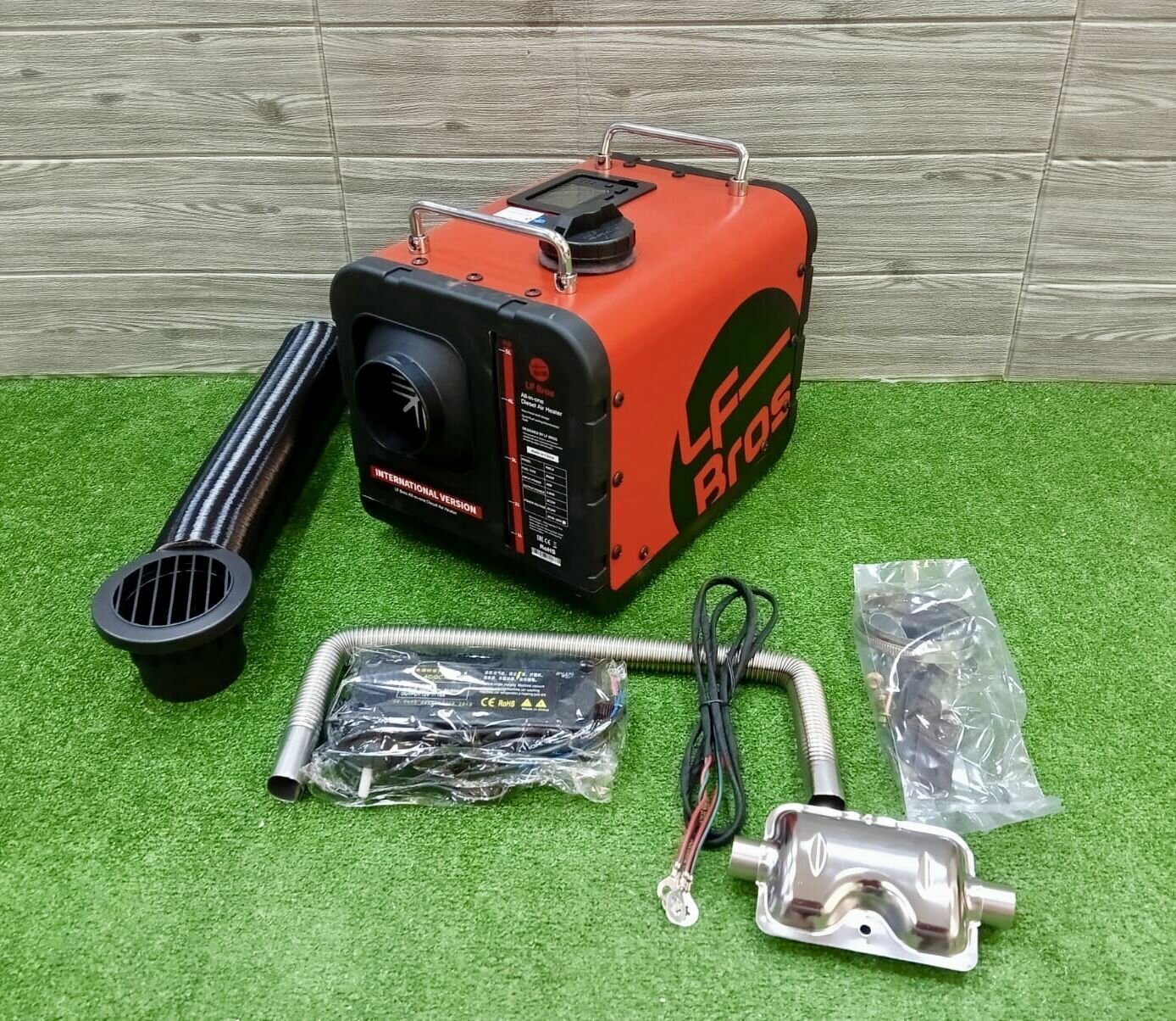 Автономный отопитель Лунфей LF Bros, Автономка 12/24/220 В, Сухой фен переносной дизельный