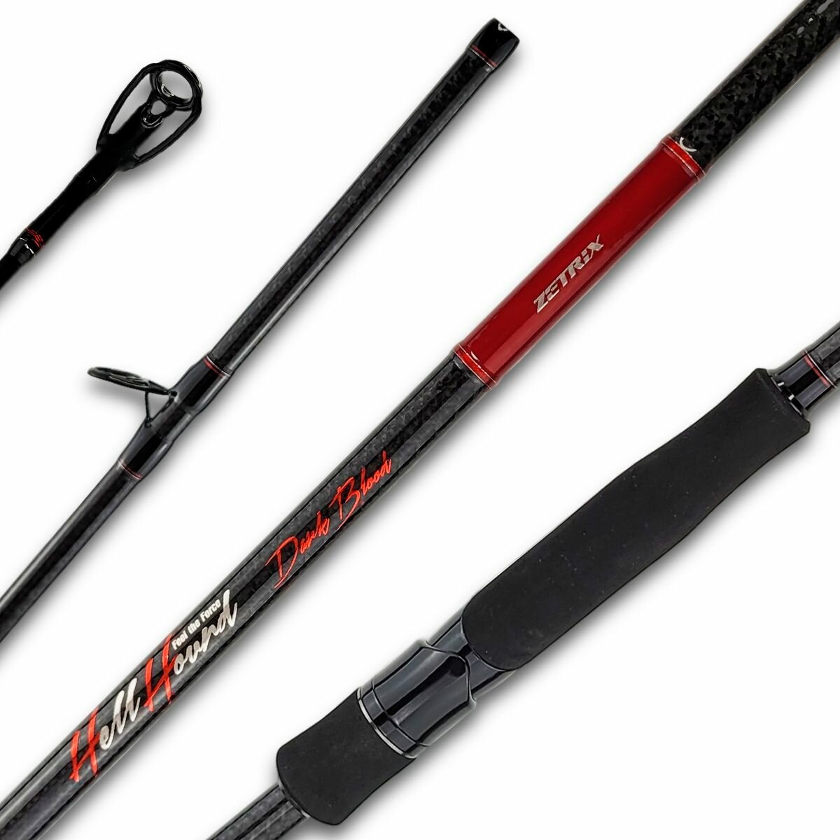 Спиннинг Zetrix HELLHOUND DarkBlood HHDC-792HH (casting) 2.36м до 70гр PE # 1.2-3.0