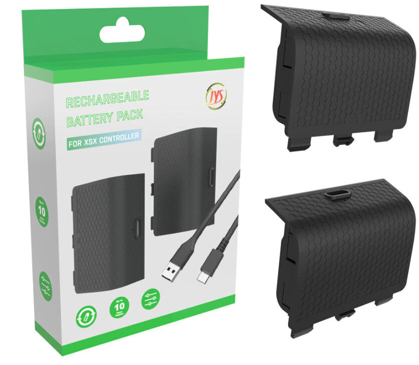 XBOX Series S/X зарядное устройство - 2 Аккумулятора + з. у кабель JYS