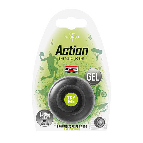 AREXONS MY WORLD IS ACTION Ароматизатор гелевый. "Движение ". 9 мл, шт./1410