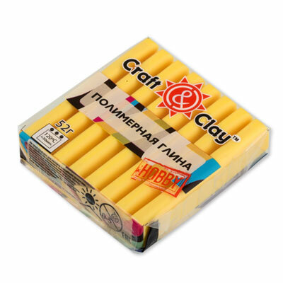 Полимерная глина "Craft&Clay" CCH 52 г 1008 лимонный