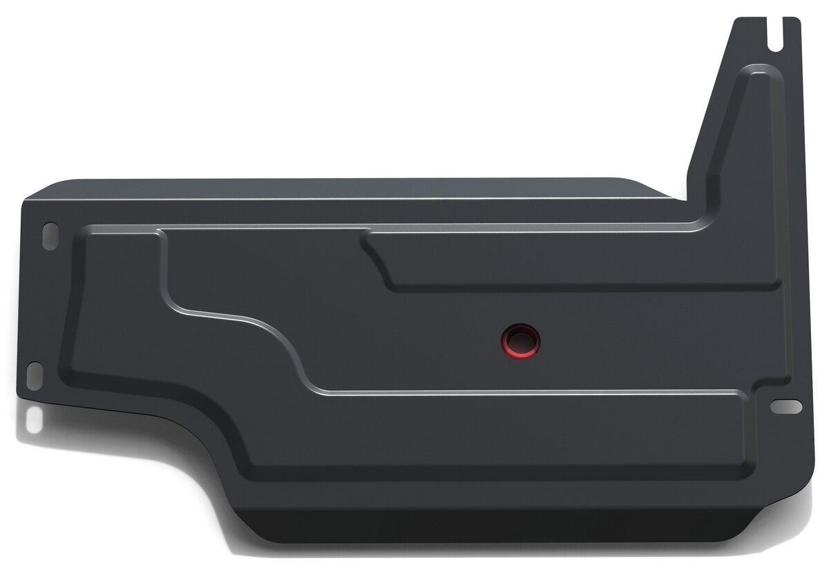 Защита РК АвтоБроня для Chevrolet Niva 2002-2020/Lada Niva 2123 2020-2021/Niva Travel 2021-н. в, штампованная, сталь 1.8 мм, с крепежом, 111.01011.3