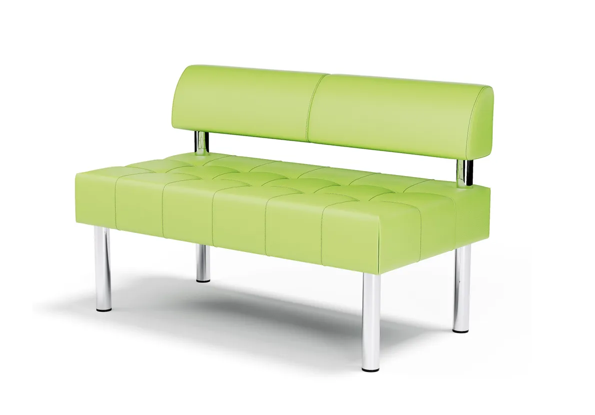 Прямой диван Бизнес 200 зелёный