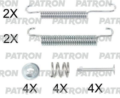 Комплект монтажный тормозных колодок барабанных KIA CEED ED 06- CEED ED 07- HYUND PATRON PSRK0225