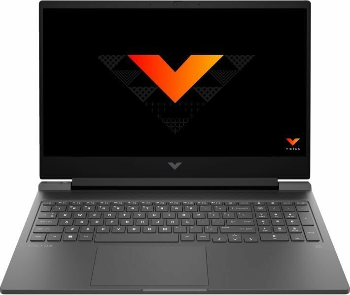 16,1" Ноутбук HP Victus 16-R0049NIA (81Q07EA) серебристый - 1920x1080, IPS, Intel Core i7-13700H, ядра: 14 x 2,4 ГГц, 16 ГБ, SSD 1024 ГБ, NVIDIA GeForce RTX 4050 для ноутбуков (6 ГБ), W10Pro