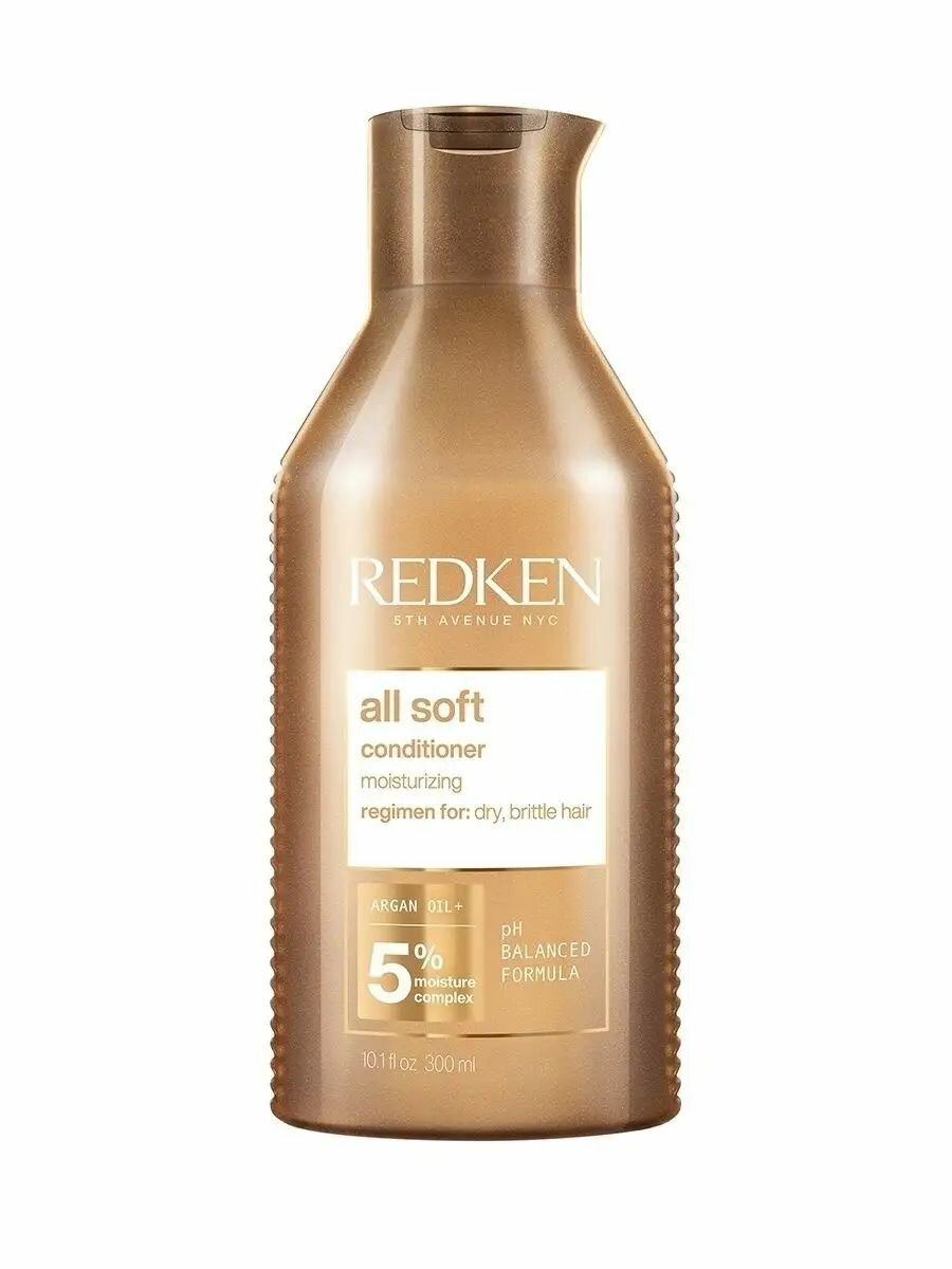 Redken All Soft Conditioner - Кондиционер для питания и смягчения волос 300 мл