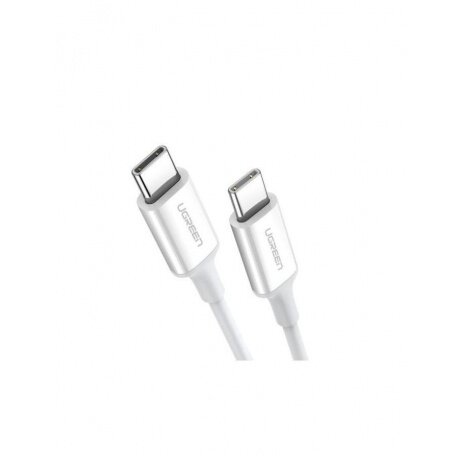 Кабель UGREEN US264 (60520) USB-C 2.0 Male To USB-C 2.0 Male 3A Data Cable. 2м. белый