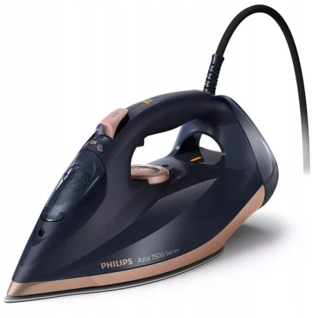 Утюг Philips DST7510/80 Серия 7500 HV, мощность 3200 Вт, 300 мл, подошва SteamGlide Elite, паровой удар 260 г