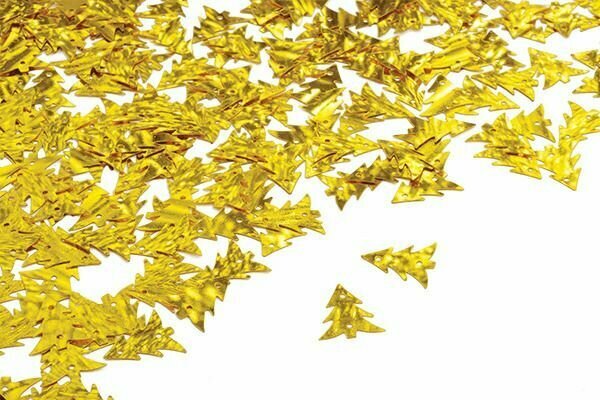 Пайетки 11-16 мм ассорти "Елочка" 50 г