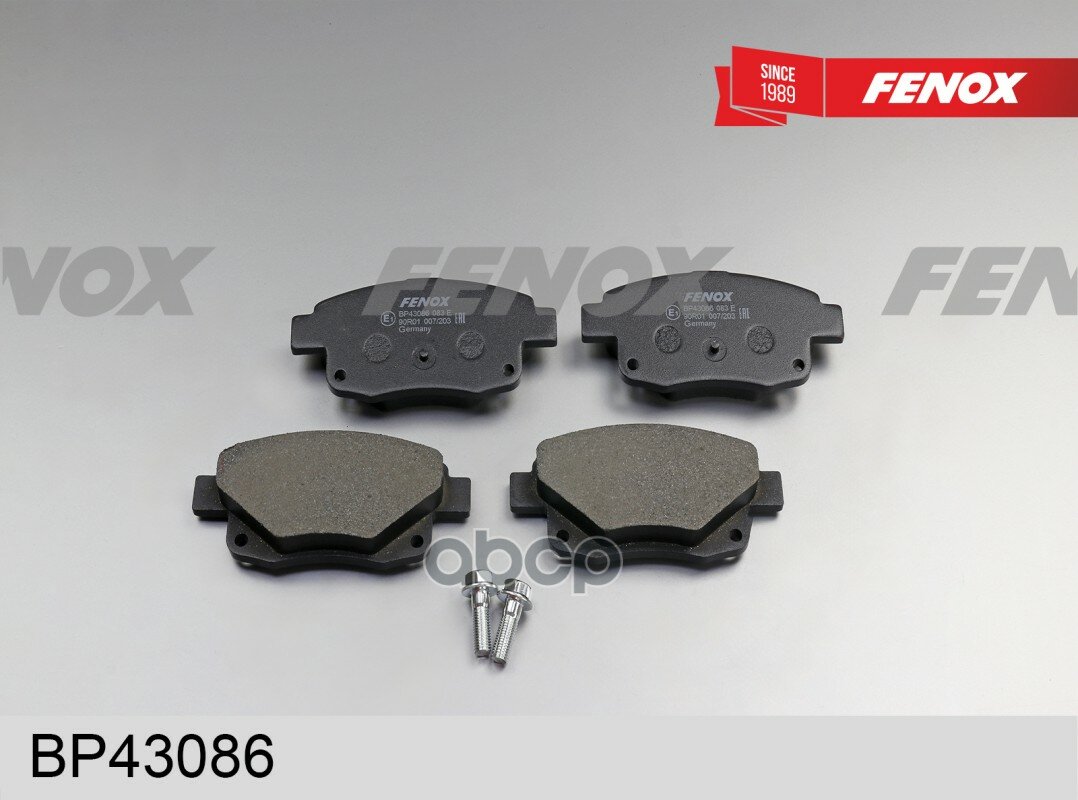 BP43086 колодки дисковые задние! Ford Transit/Tourneo Connect 2.3 16V/2.2TDCi/2.4TDCi 06> FENOX арт. BP43086